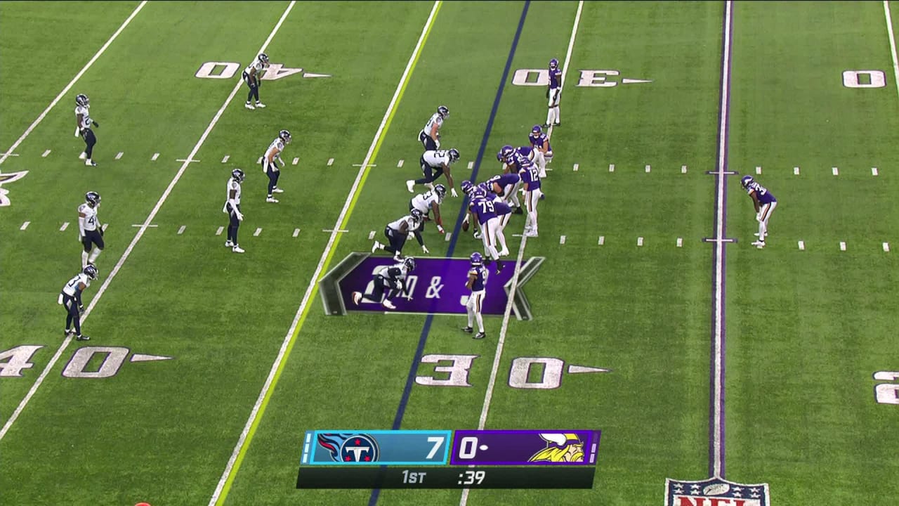 Minnesota Vikings tight end Ben Sims highpoints quarterback Nick ...