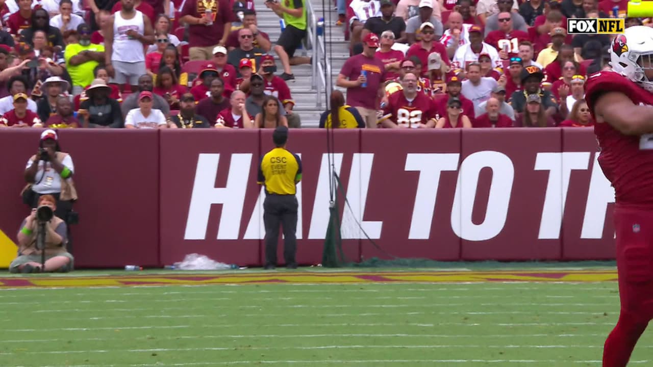 Linebacker Zaven Collins takes advantage of tipped Washington ...