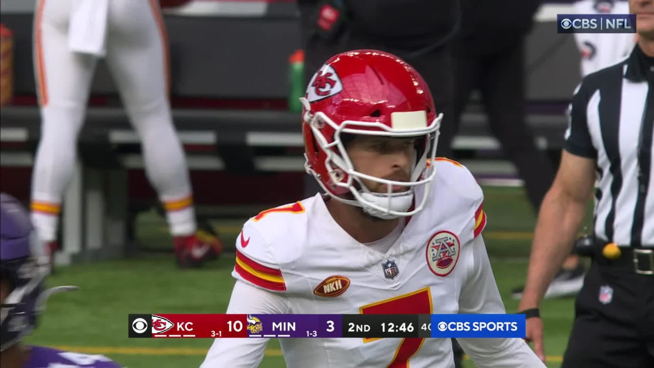 Kansas City Chiefs kicker Harrison Butker's 38-yard FG extends Chiefs ...
