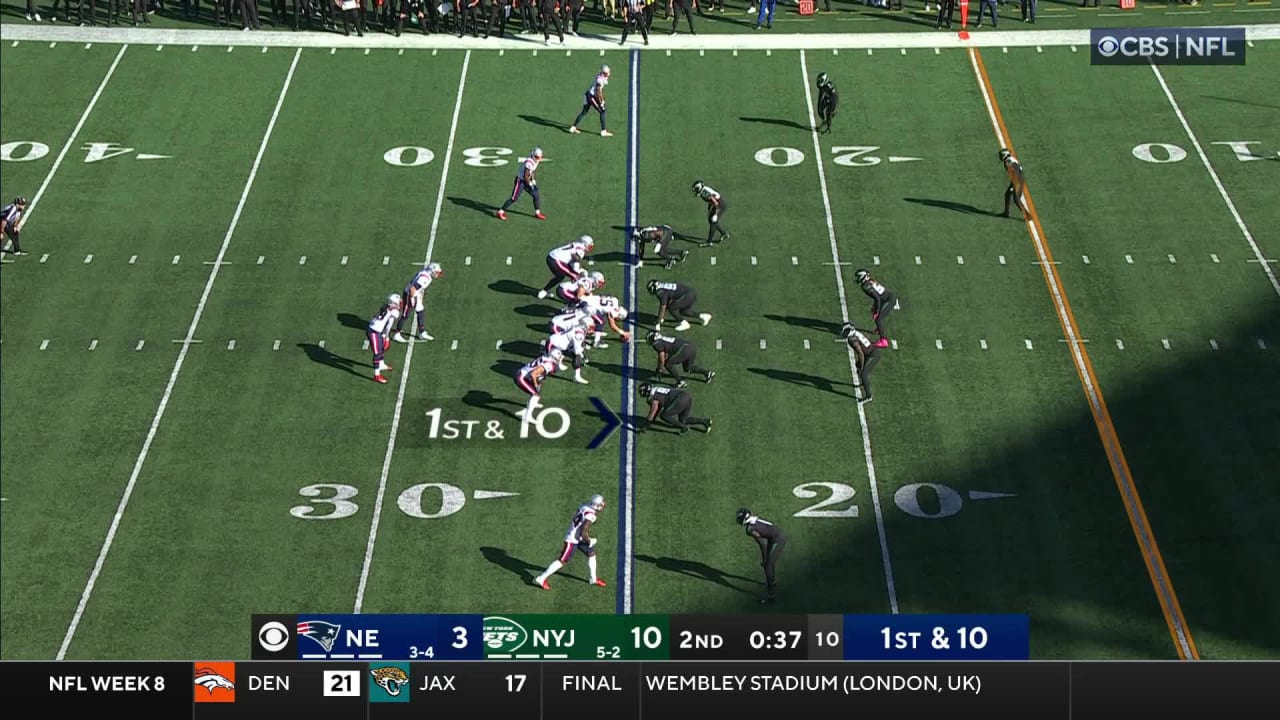 Roughing-the-passer penalty negates Jets' would be 84-yard pick-six vs ...