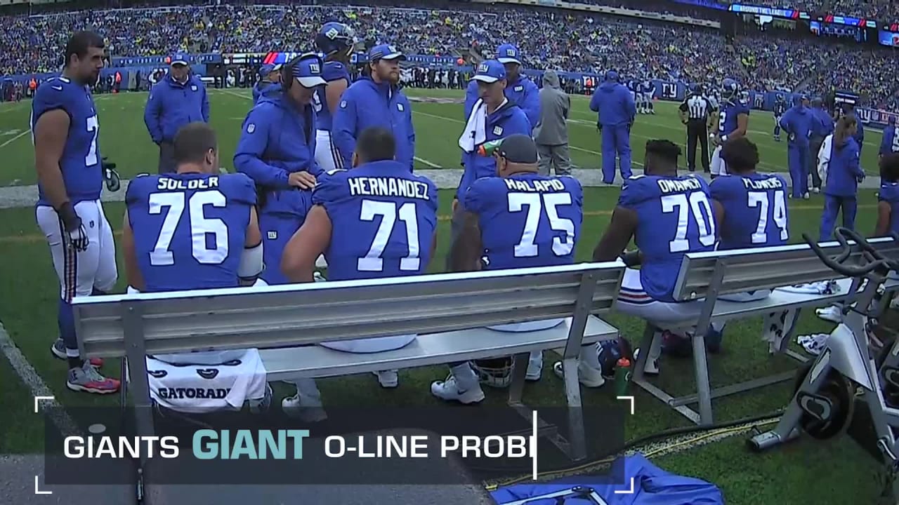 Behind the O-line: Giants have Giant problem?
