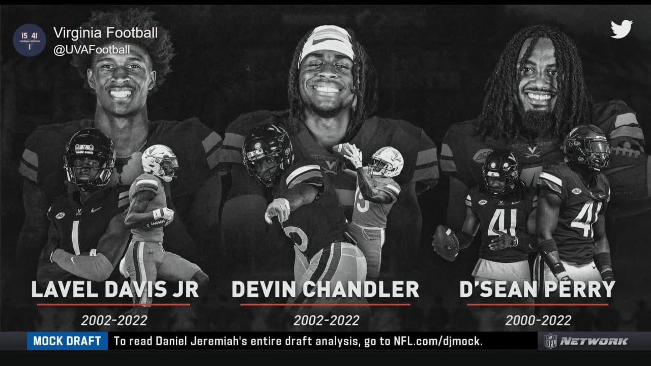 Virginia alum D'Brickashaw Ferguson delivers remembrance of three ...