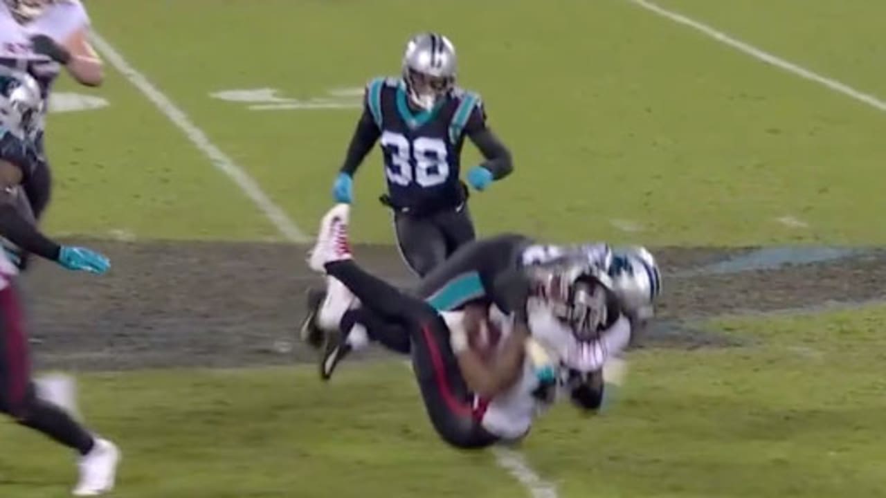 Carolina Panthers defensive end Stephen Weatherly brings the BOOM on ...