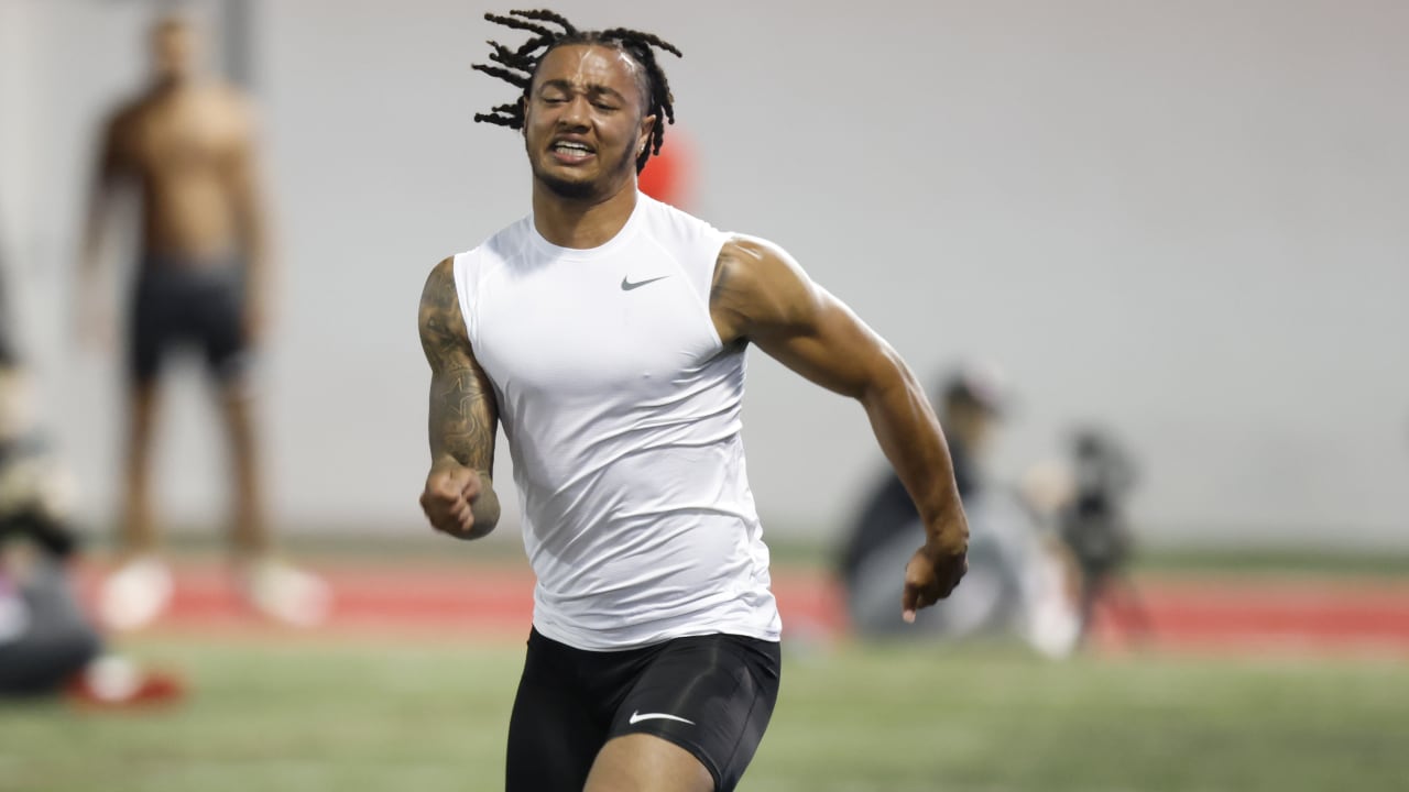 Impressions of wide receiver Jaxon Smith-Njigba's pro day workout | 'GMFB'