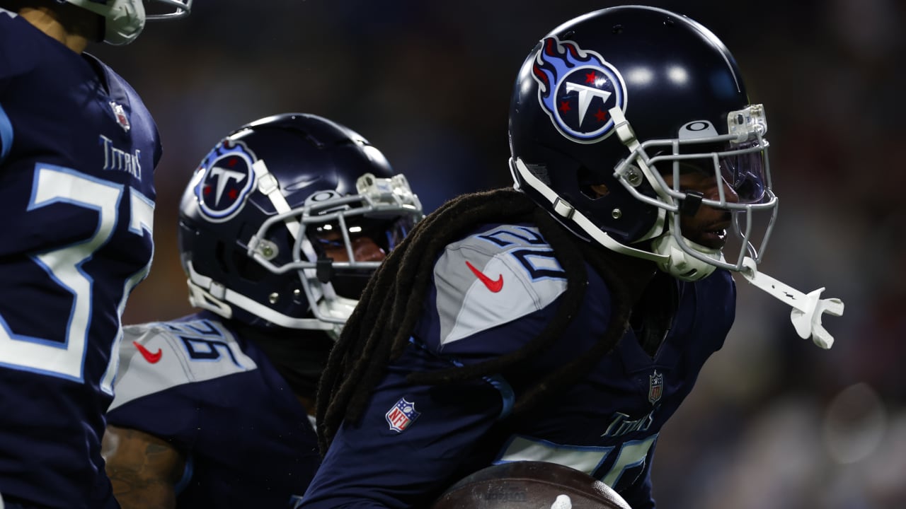 Tennessee Titans cornerback Janoris 'Jackrabbit' Jenkins steps in front ...