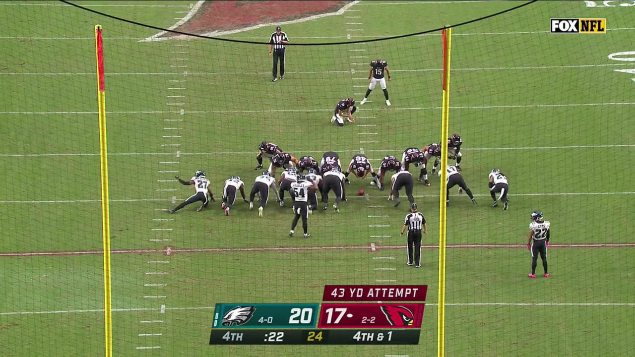 Arizona Cardinals kicker Matt Ammendola's game-tying 43-yard FG try ...