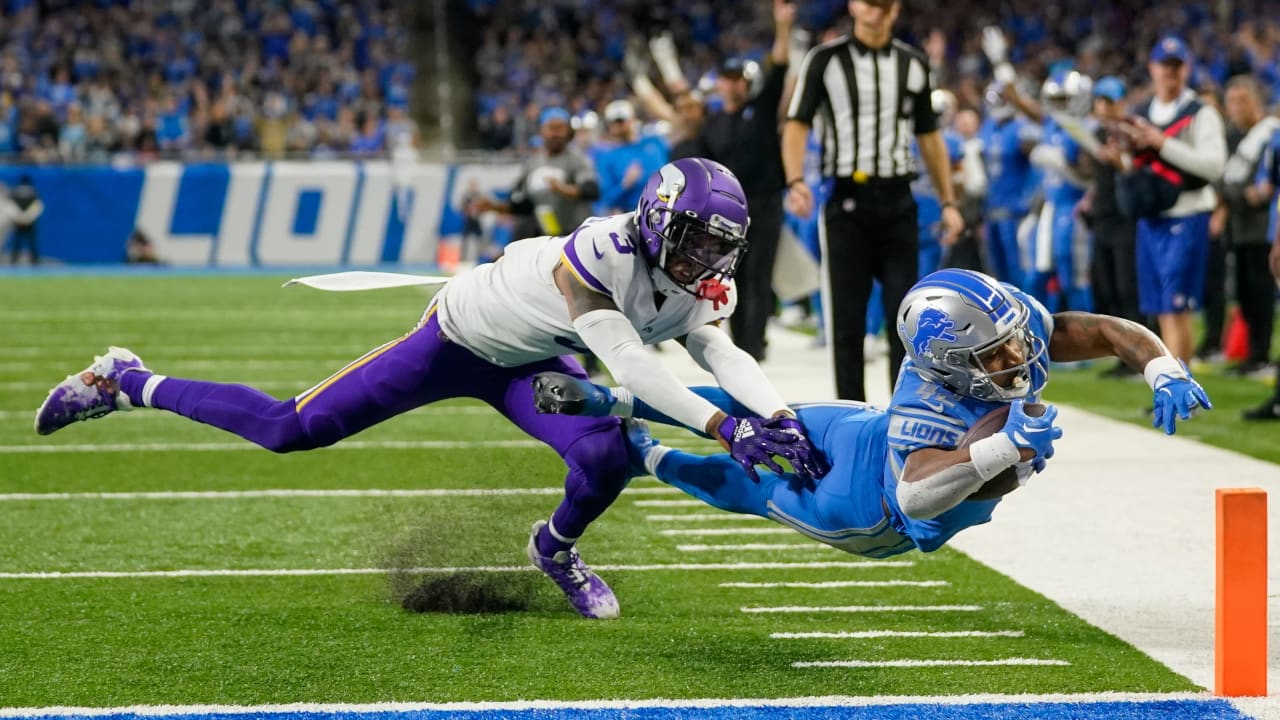 Detroit Lions running back Justin Jackson's pylon-dive TD extends Lions ...