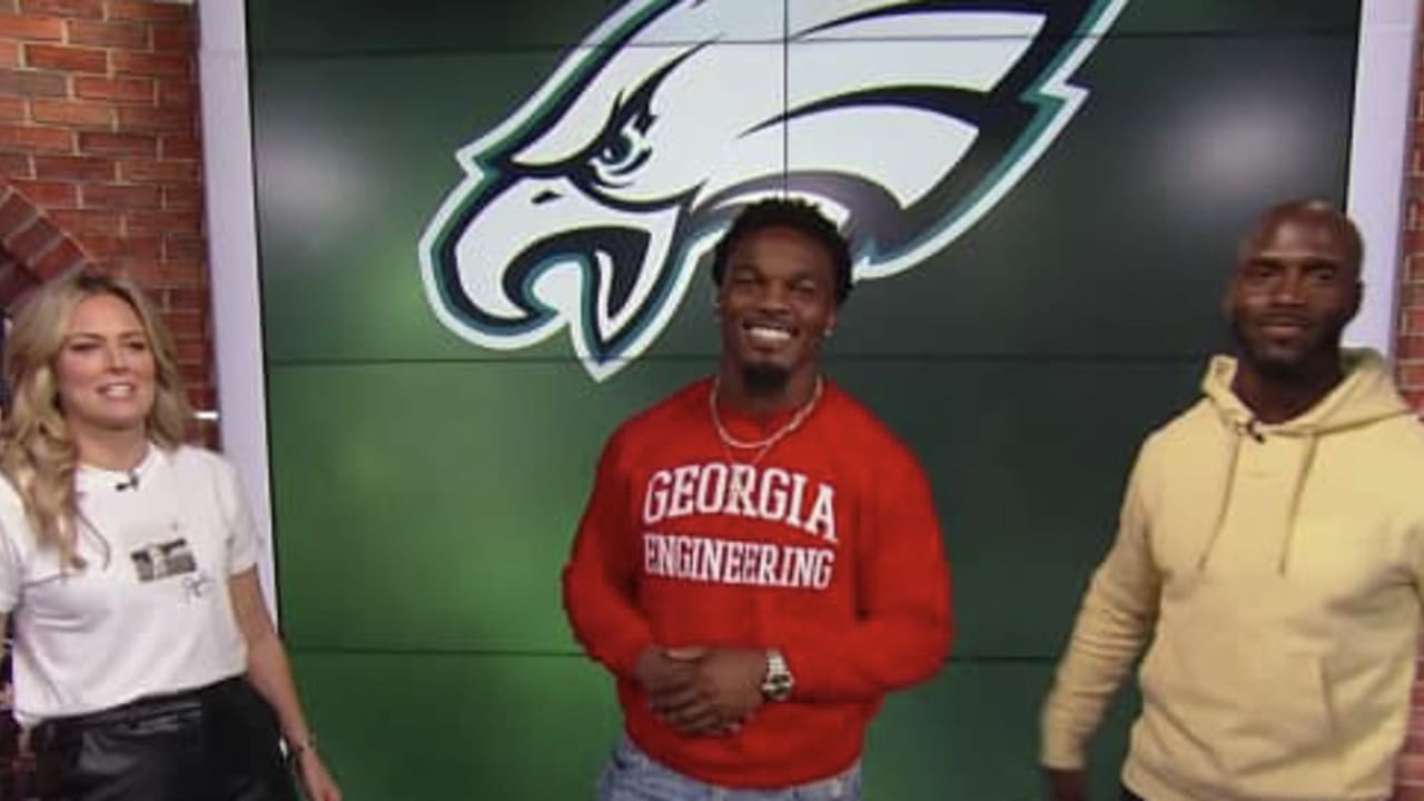Philadelphia Eagles linebacker Nakobe Dean shares his experience of ...
