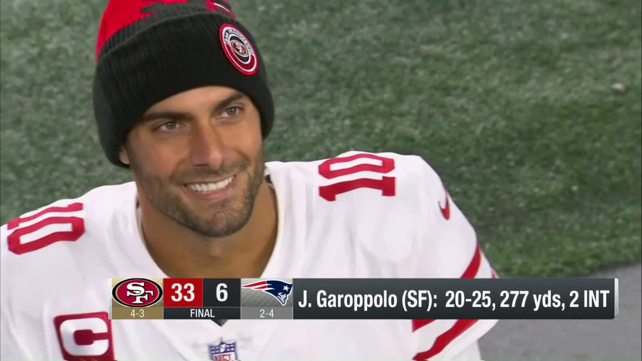 San Francisco 49ers quarterback Jimmy Garoppolo reflects on playing in ...