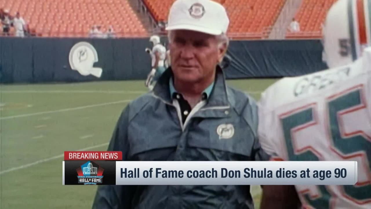 Hall of Fame coach Don Shula dies at age 90