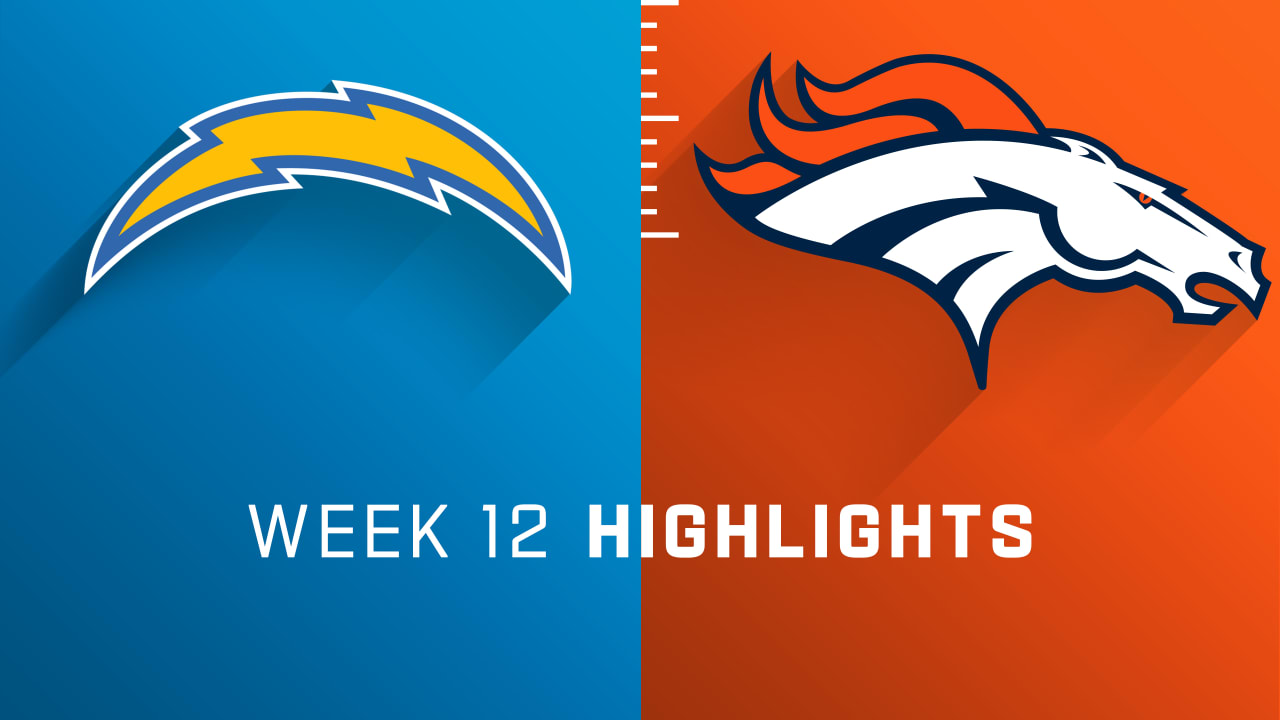 Los Angeles Chargers vs. Denver Broncos highlights | Week 12