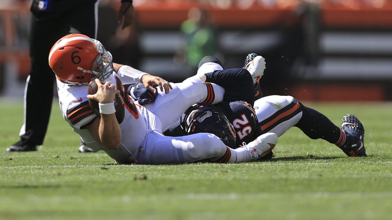 Mack Attack! Chicago Bears linebacker Khalil Mack sacks Cleveland ...