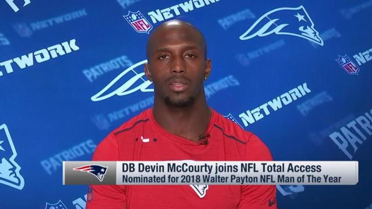 Walter Payton Man of the Year nominee Devin McCourty talks Pats' goals ...
