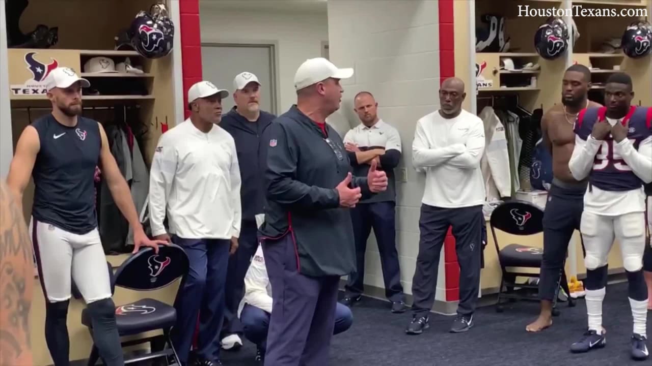 Go inside the locker room with Bill O'Brien after Texans' win over the ...
