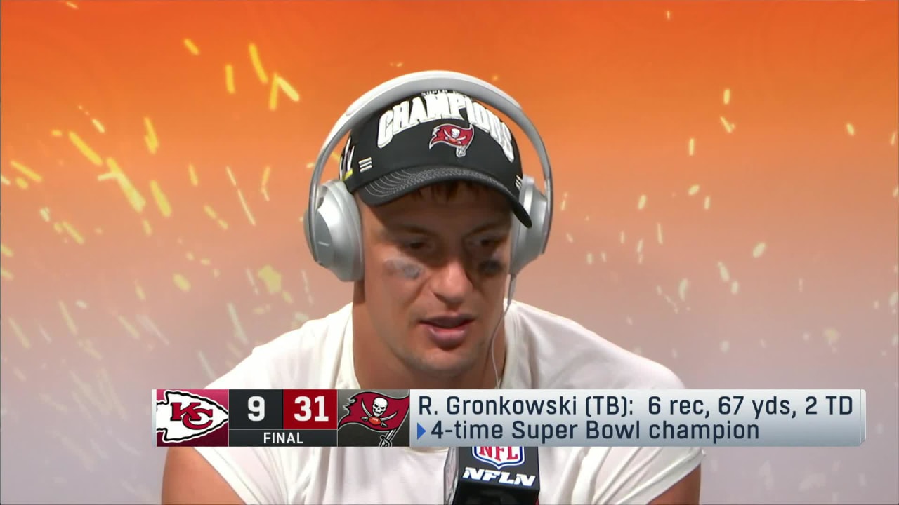 Tampa Bay Buccaneers tight end Rob Gronkowski reflects on a "surreal ...
