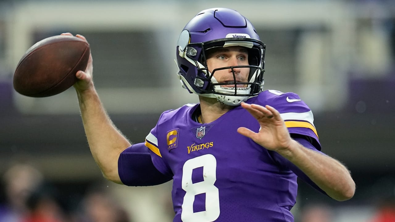 Minnesota Vikings quarterback Kirk Cousins caps Vikings' 75-yard ...