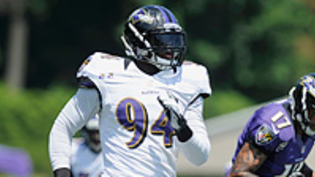 Ravens' Sergio Kindle might wear helmet with mic