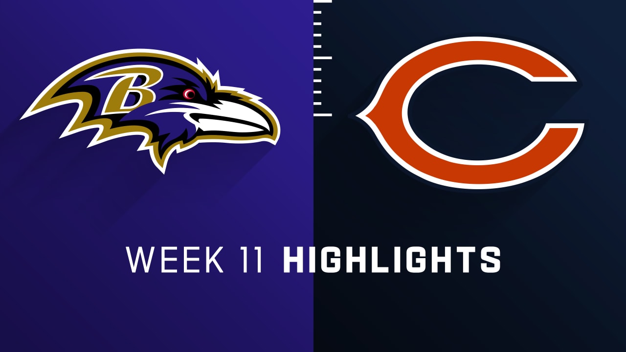 Baltimore Ravens vs. Chicago Bears highlights | Week 11
