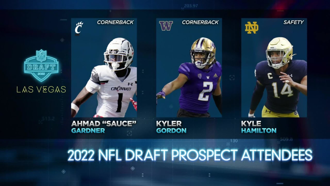 Cornerback and safety attendees for the 2022 NFL Draft