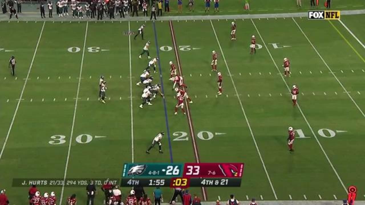 Arizona Cardinals fly to the football for clutch fourth-down PBU