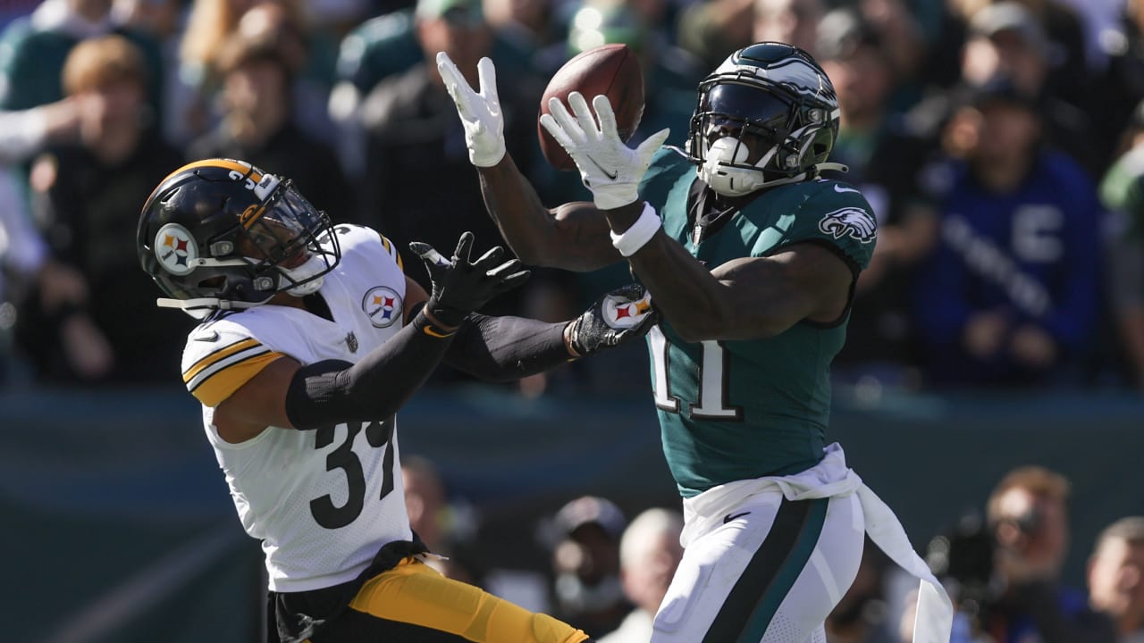 Can't-Miss Play: Philadelphia Eagles wide receiver A.J. Brown outleaps DB to snag quarterback ...