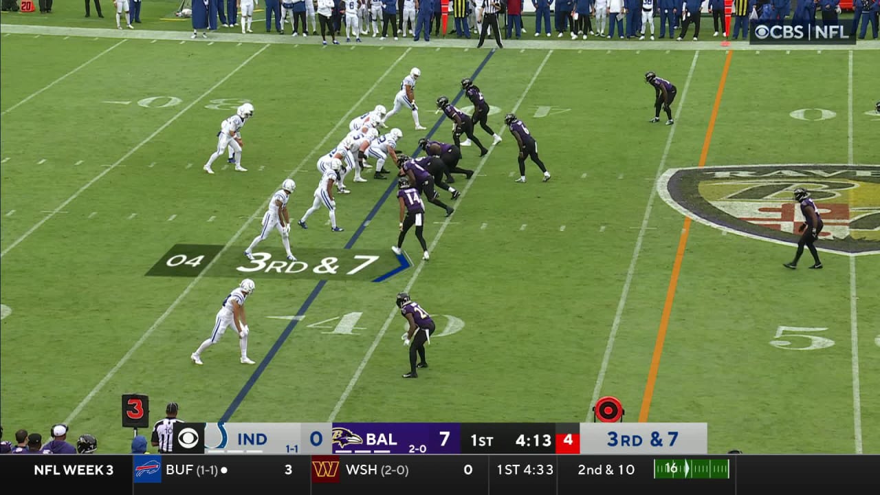 Baltimore Ravens defensive back Kyle Hamilton sacks Gardner Minshew for ...