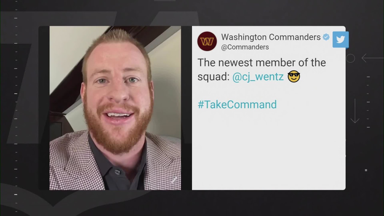 Quarterback Carson Wentz 'ready to take command' as Washington ...