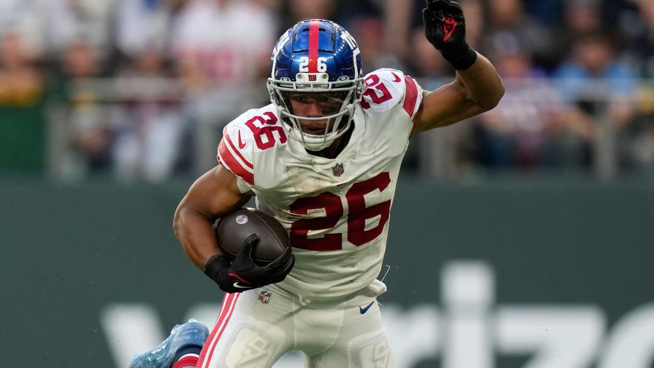 New York Giants running back Saquon Barkley's best plays in 106-yard ...