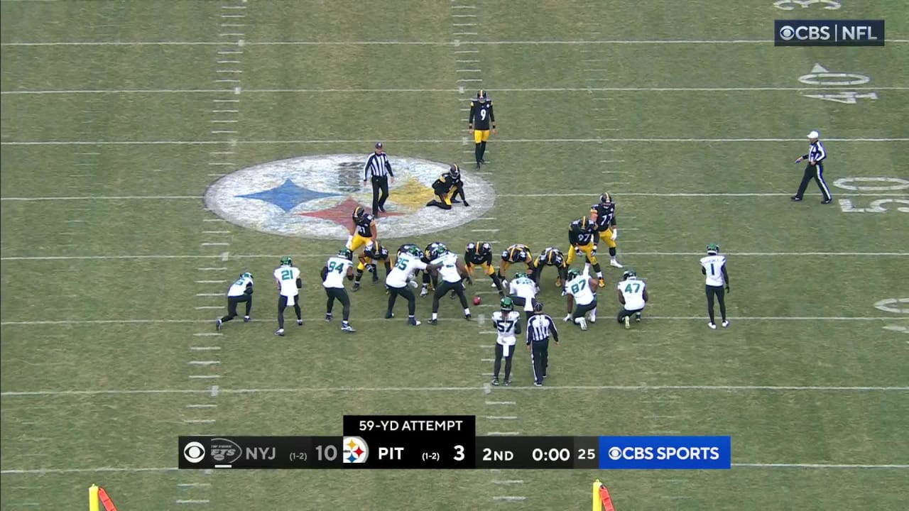Pittsburgh Steelers kicker Chris Boswell booms 59-yard FG at first-half ...