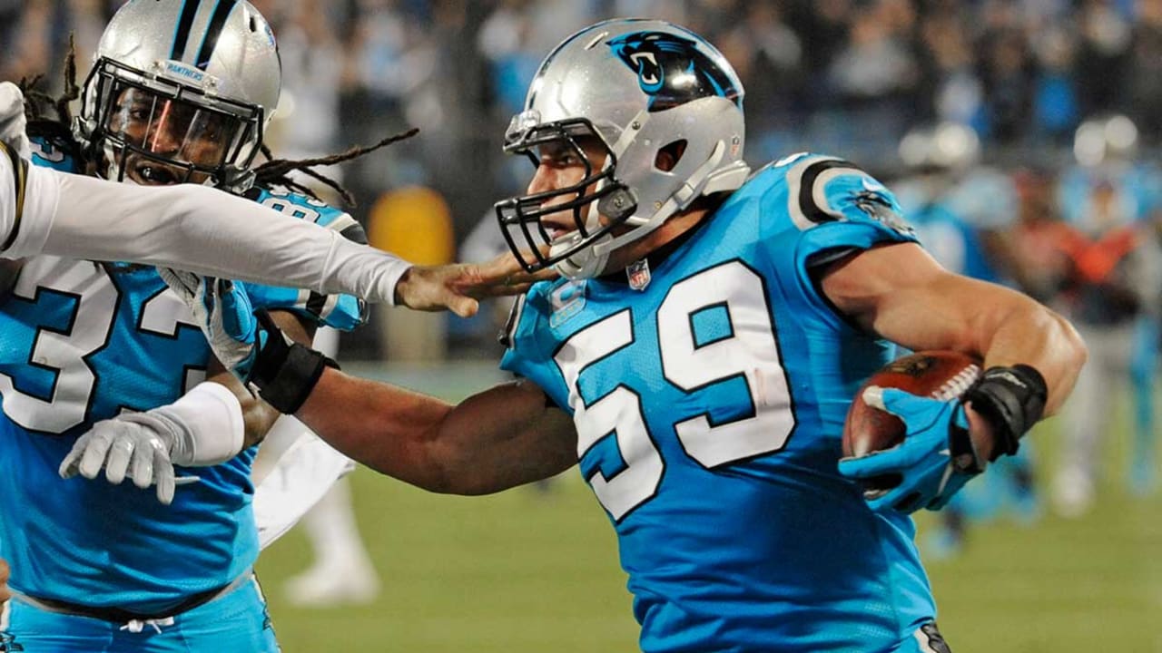 Luke Kuechly in concussion protocol following hit