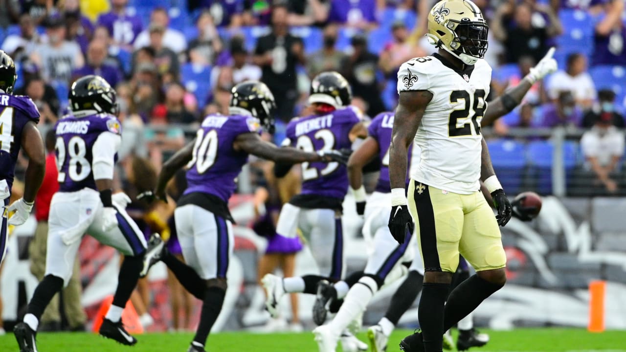 Baltimore Ravens safety Geno Stone snags second INT of game late in 1st ...