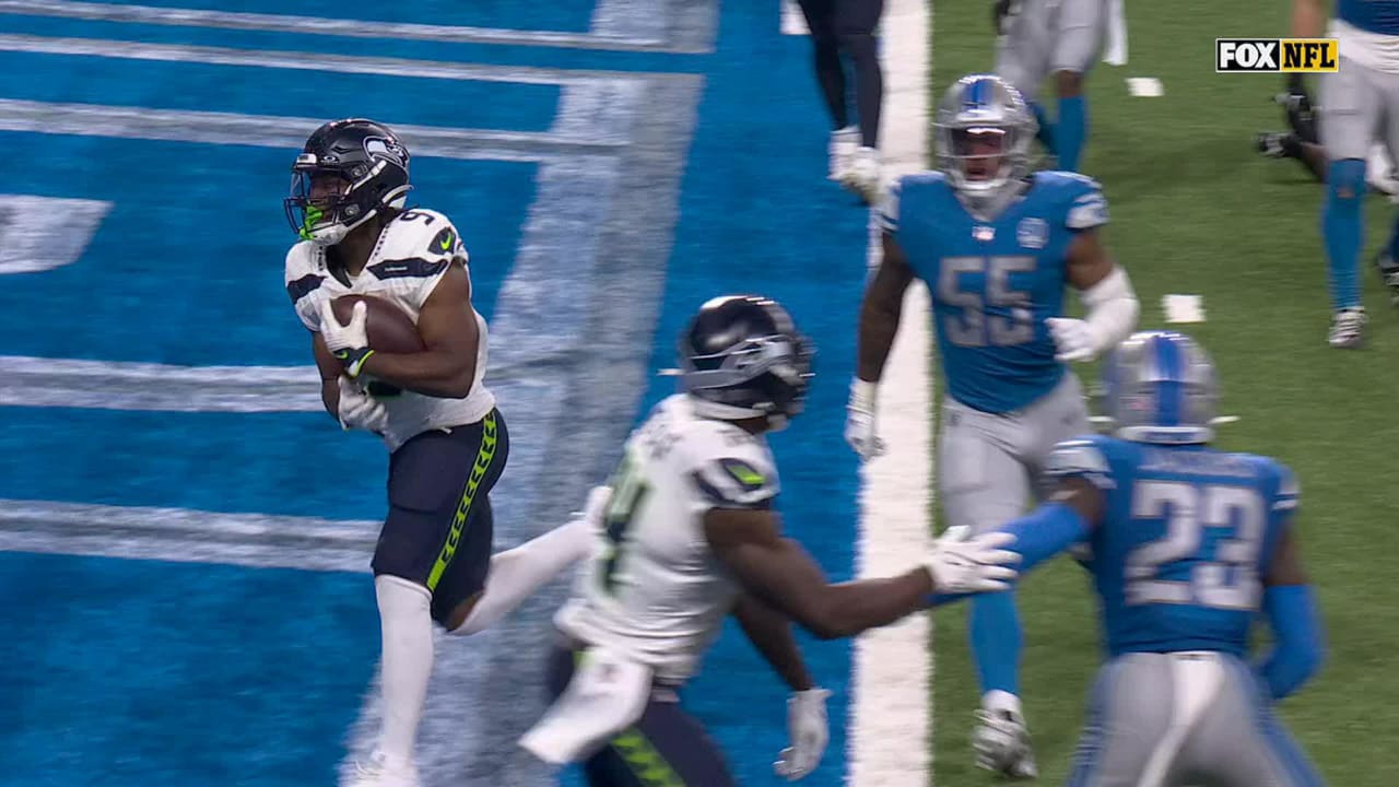 Seattle Seahawks running back Kenneth Walker III's wicked juke move ...