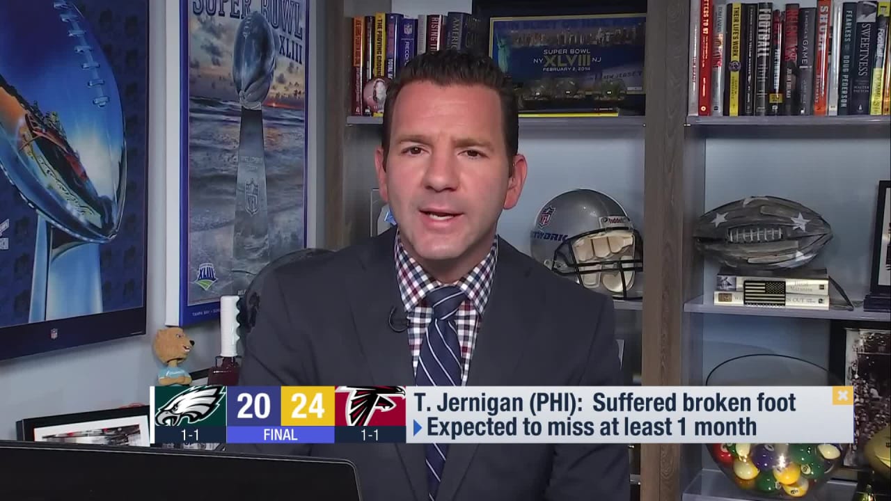 Ian Rapoport: Eagles DT Tim Jernigan suffered broken foot vs. Falcons