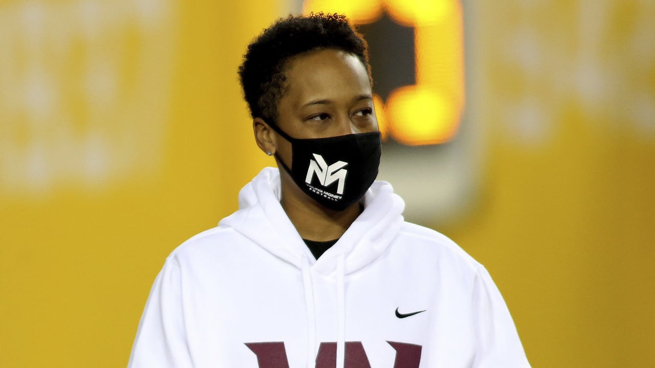 Washington Football Team assistant running back coach Jennifer King ...