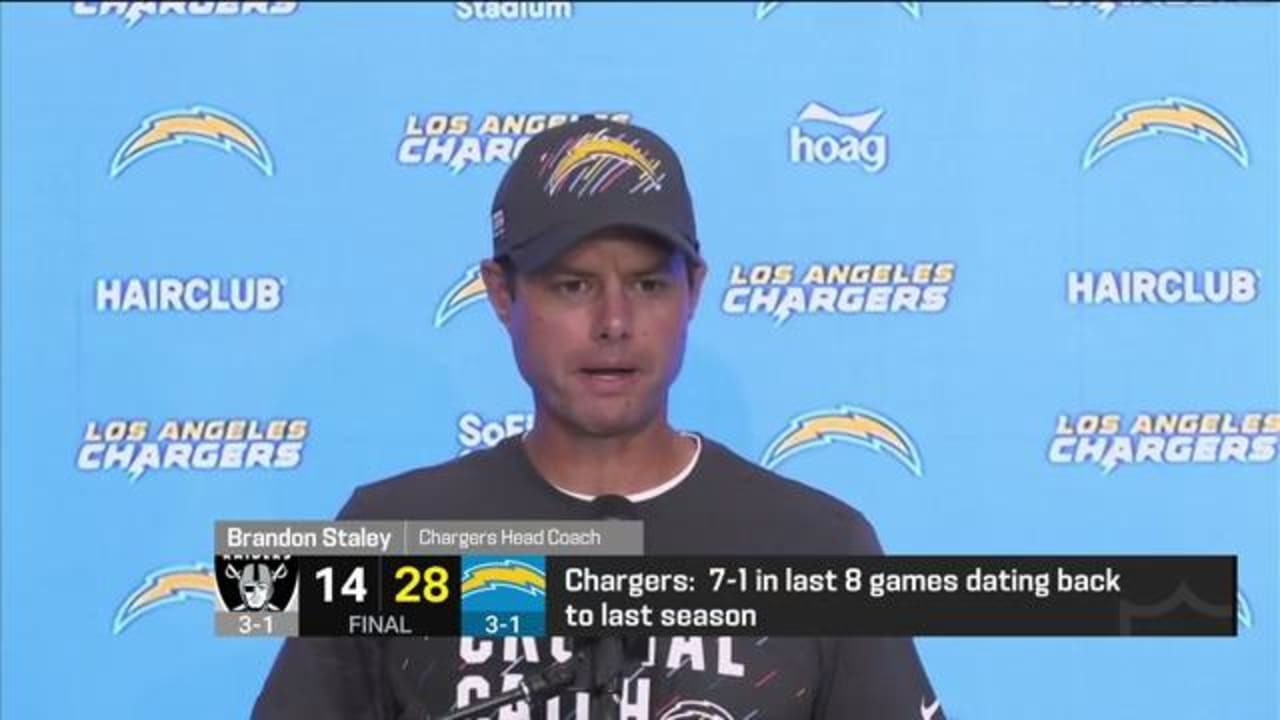 Los Angeles Chargers head coach Brandon Staley on Bolts' 'Monday Night ...