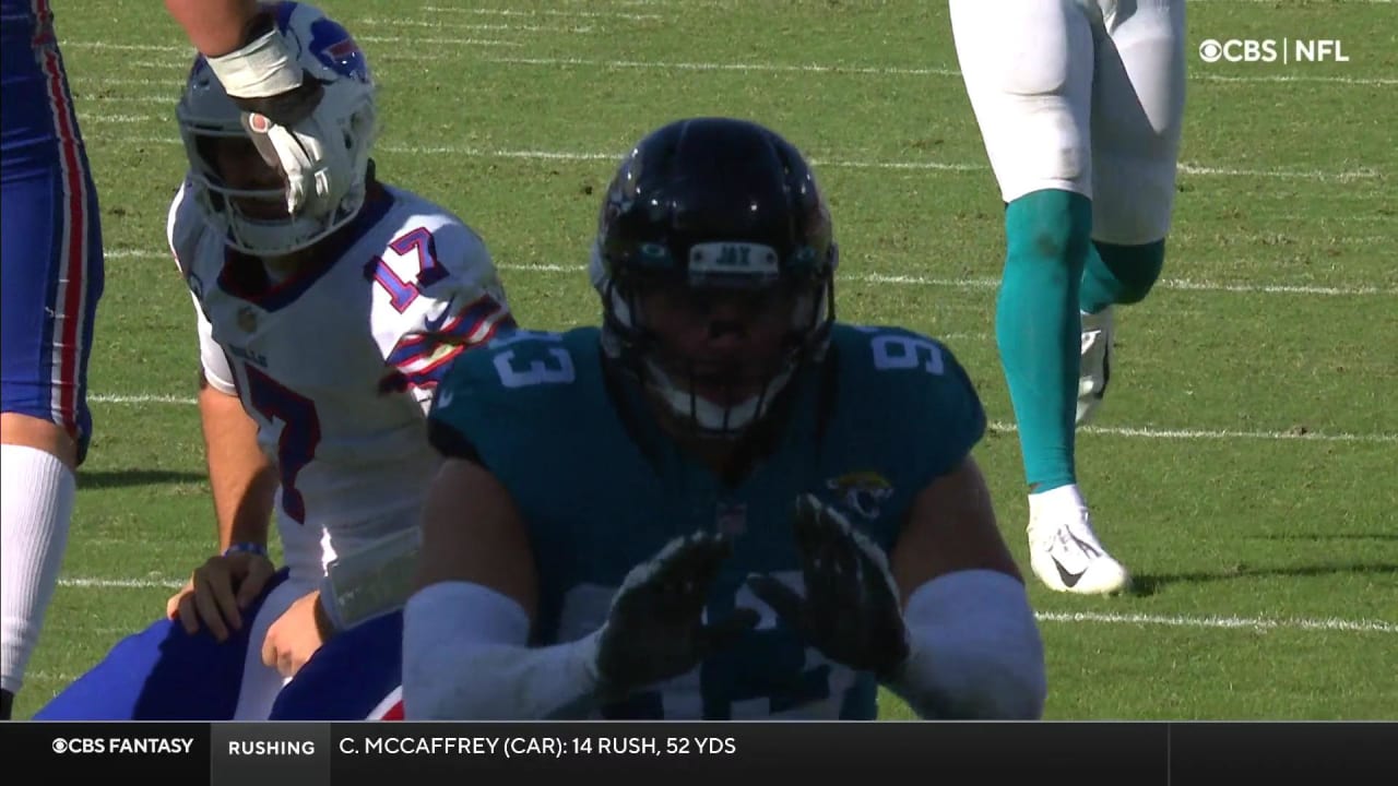 Jacksonville Jaguars defensive tackle Taven Bryan records second sack ...