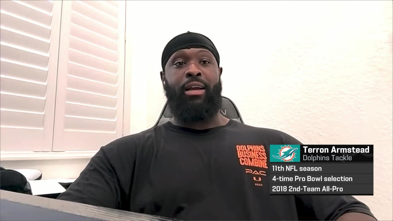 Miami Dolphins offensive tackle Terron Armstead discusses the Dolphins ...