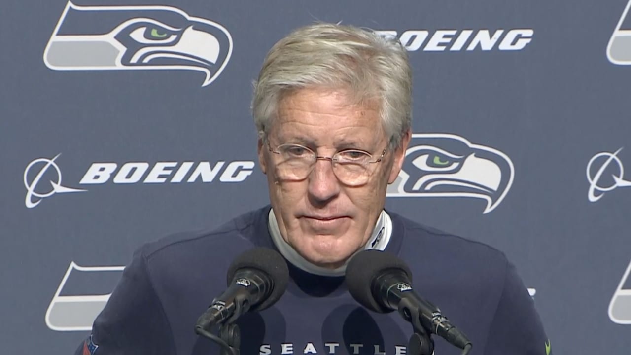 Seattle Seahawks head coach Pete Carroll after win vs. New York Giants ...