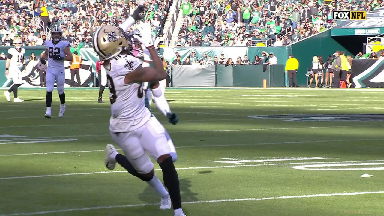 New Orleans Saints wide receiver Rashid Shaheed's 58-yard grab marks WR's sixth catch of 30-plus ...