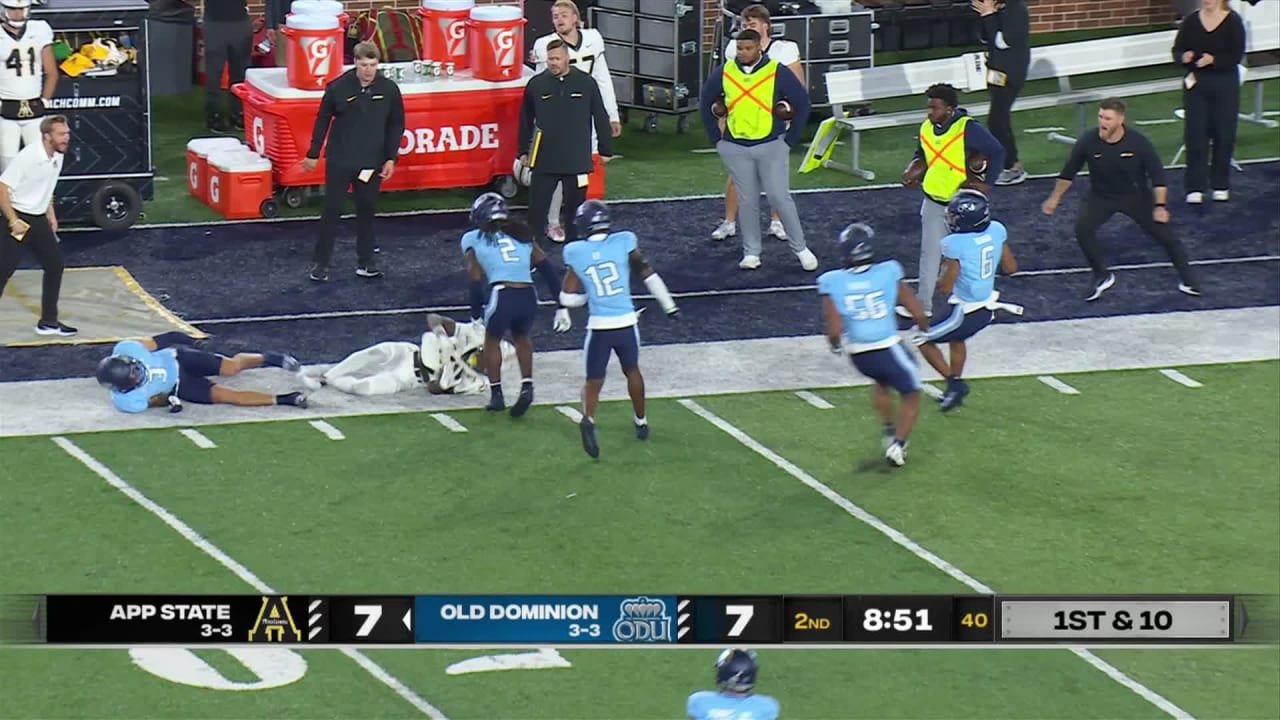 Appalachian State Mountaineers wide receiver Christian Horn gets ...