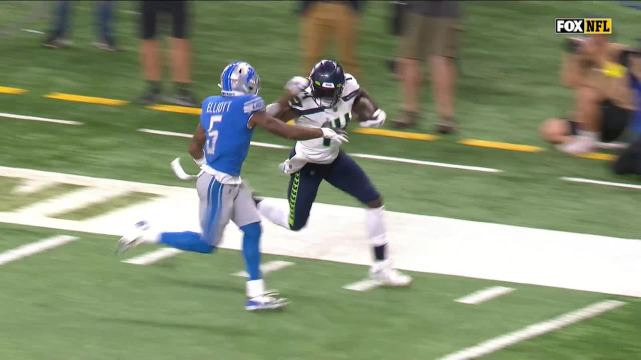 Seattle Seahawks wide receiver DK Metcalf shakes off defender on 54 ...