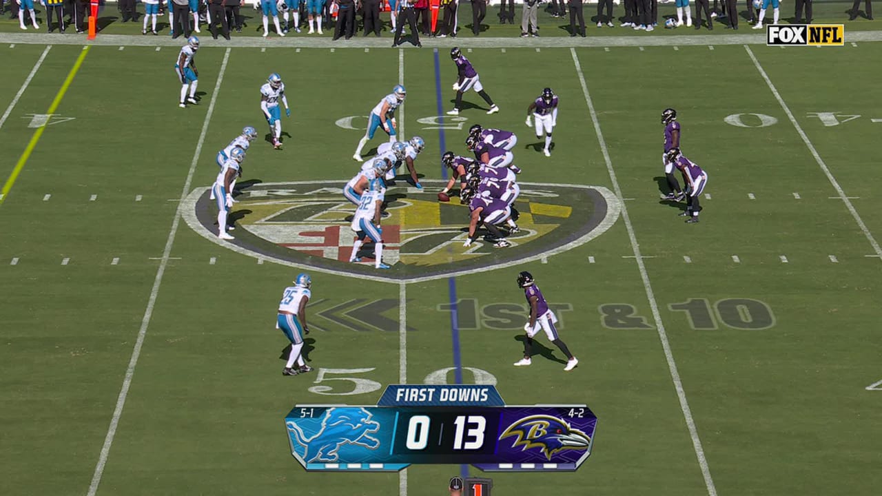 Baltimore Ravens running back Justice Hill flashes his turbo on 27-yard ...