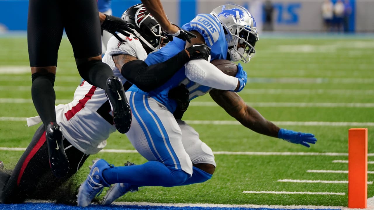 Detroit Lions running back D'Andre Swift caps the Lions' methodical ...