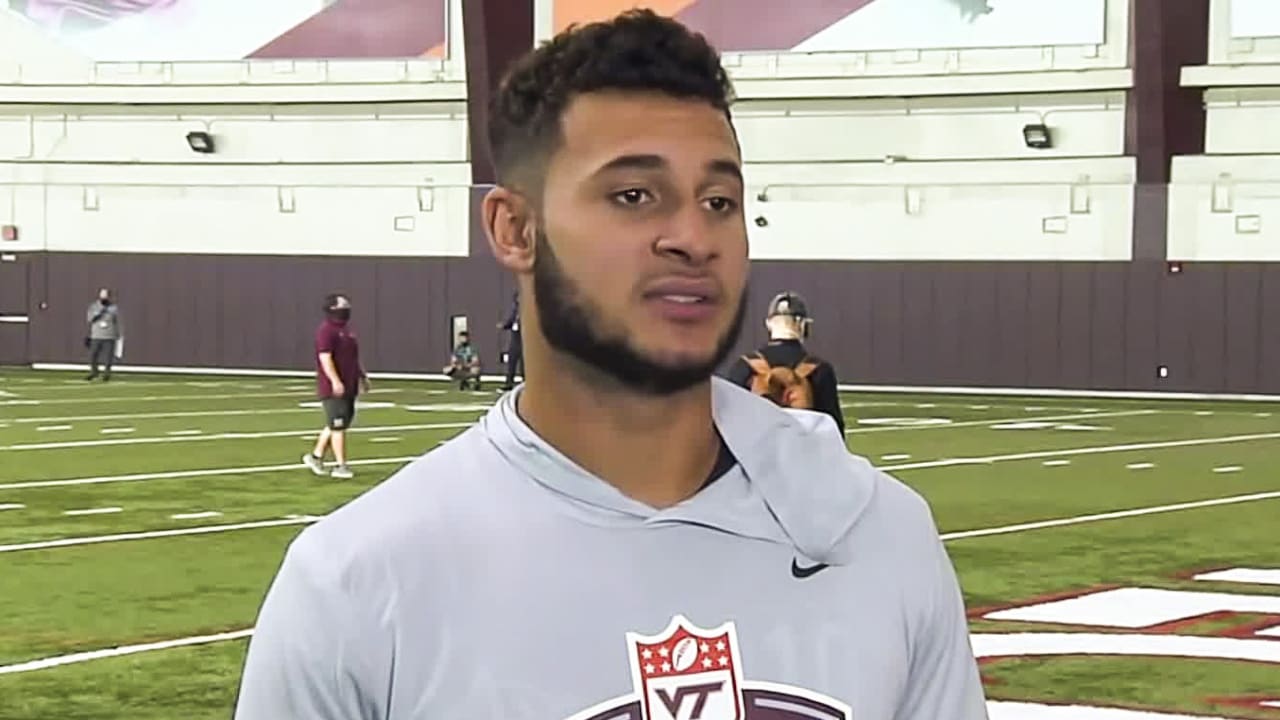 Virginia Tech Hokies cornerback Caleb Farley shares timeline for his ...