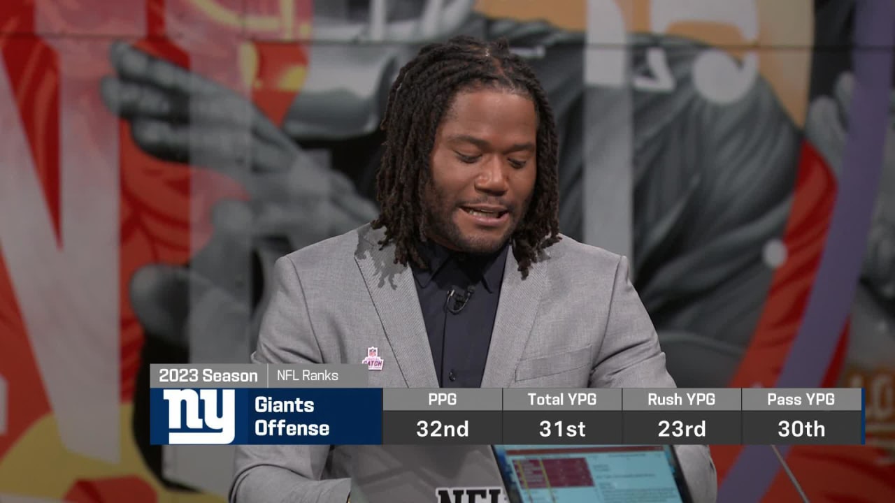 NFL Network's Michael Robinson: New York Giants quarterback Daniel ...