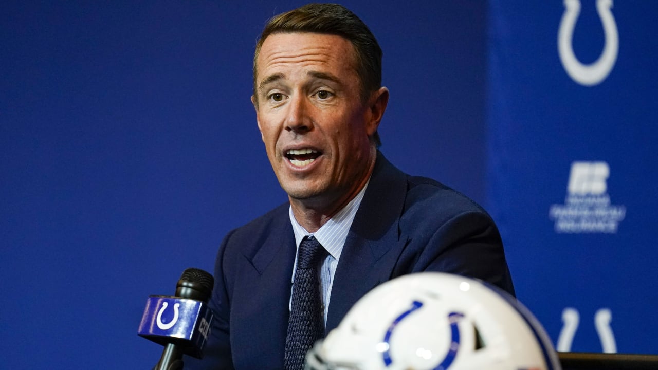 Quarterback Matt Ryan introduced as Indianapolis Colts' new QB.