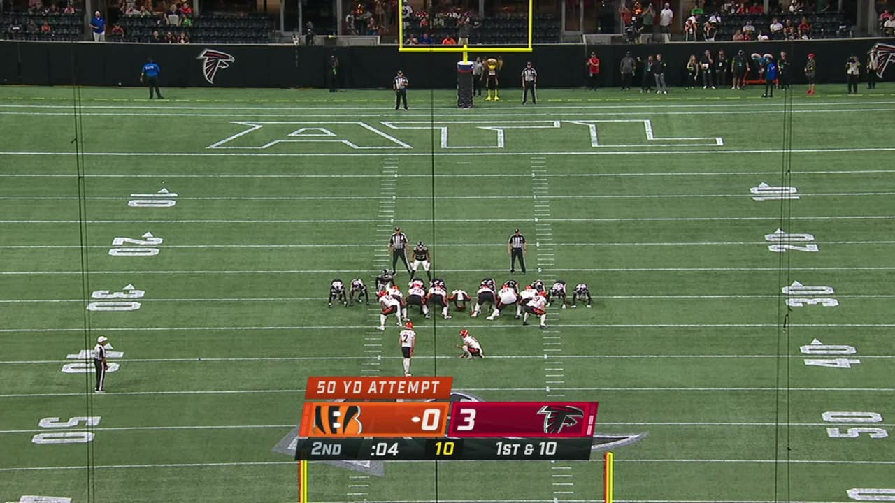 Cincinnati Bengals kicker Evan McPherson's 50-yard field goal evens the ...