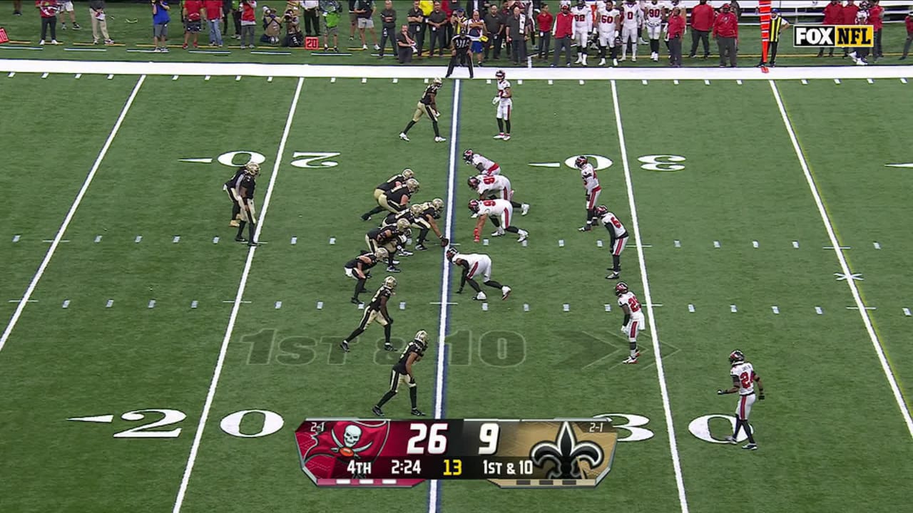 New Orleans Saints quarterback Jameis Winston throws deep interception ...