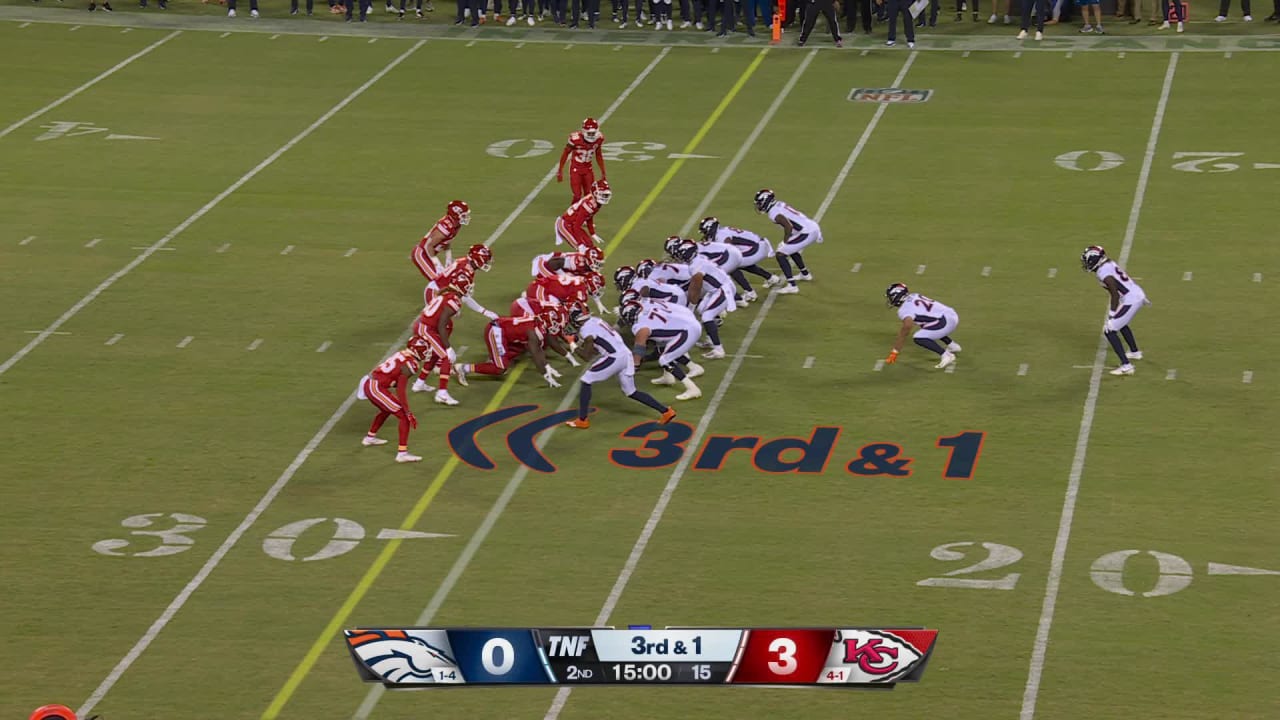 Kansas City Chiefs defensive end Malik Herring penetrates the Denver ...