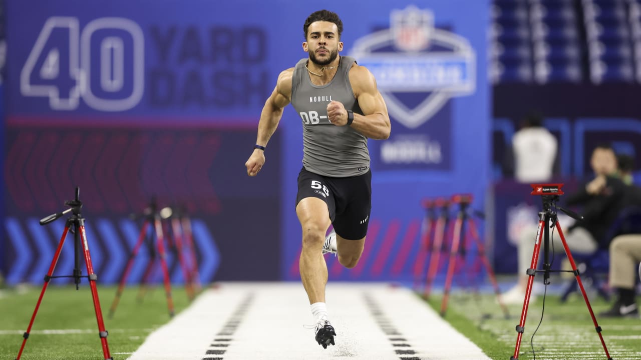 Safety Daniel Scott runs official 4.45-second 40-yard dash at 2023 combine